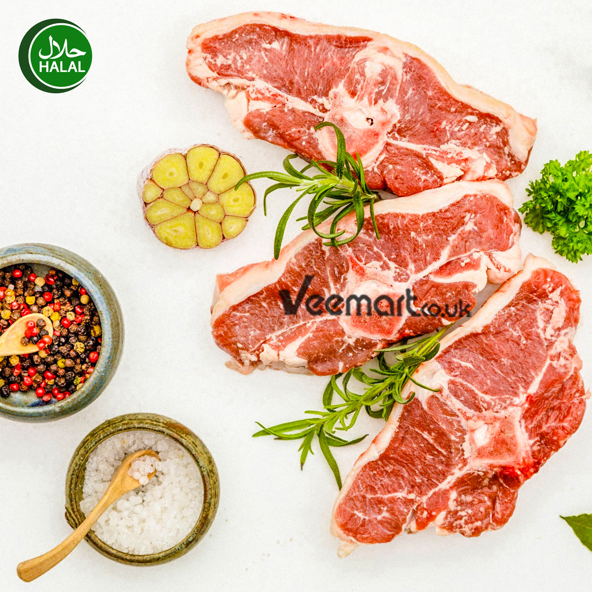 Fresh 100% Halal Diced Mutton Shoulder (With Bone)– VeeMart