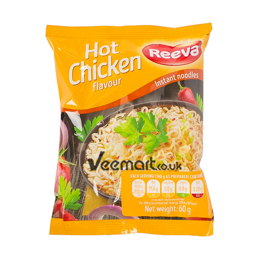 Reeva Hot Chicken-flavored Noodle 60G– VeeMart