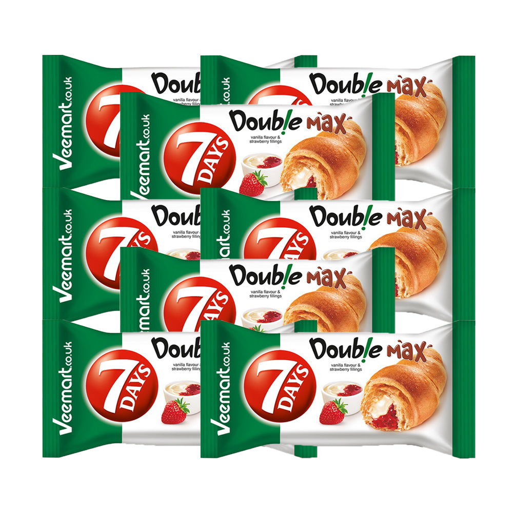7Days Chipita Croissant Double Vanilla & Strawberry 80g– VeeMart