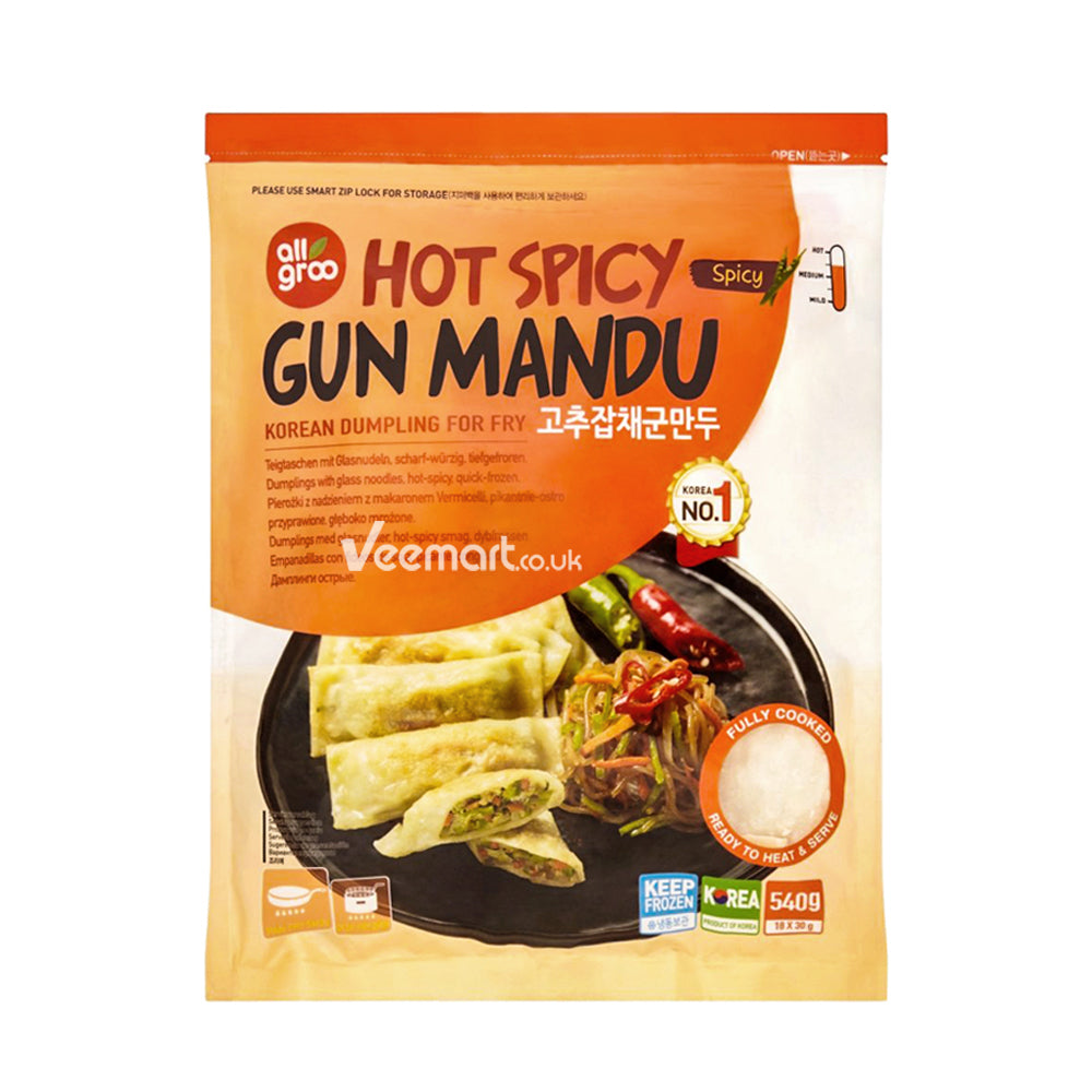 Allgroo Hot Spicy Gun Mandu 540g– VeeMart