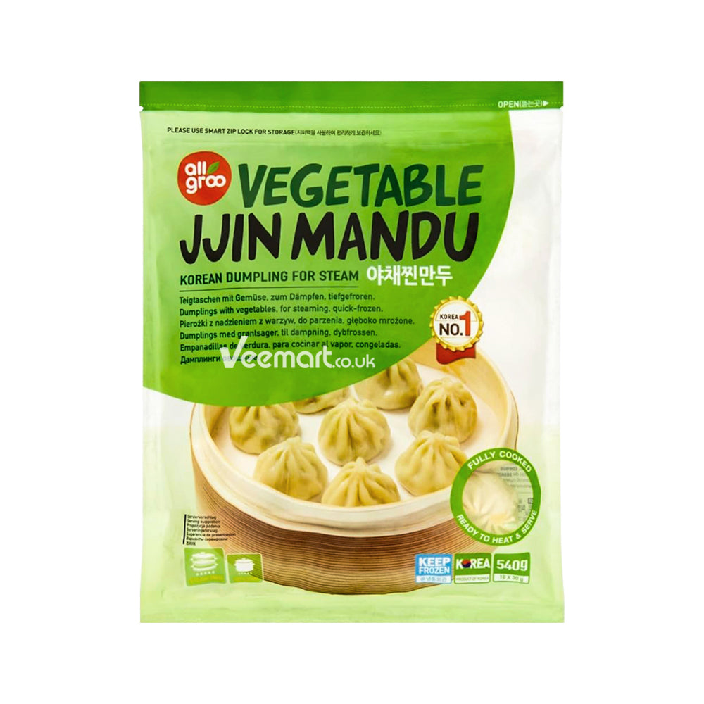 Allgroo Vegetable Jjin Mandu 540g– VeeMart