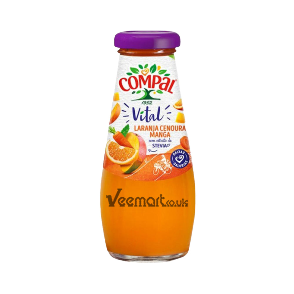 Compal Vital Laranja/cenoura/manga Garrafa 200ml– VeeMart