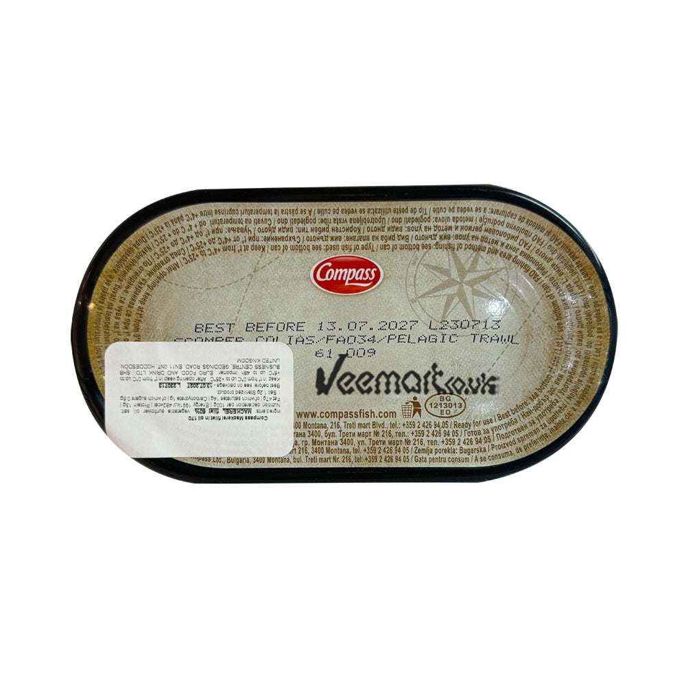 Compass Mackerel Fillet In Oil 170g– VeeMart