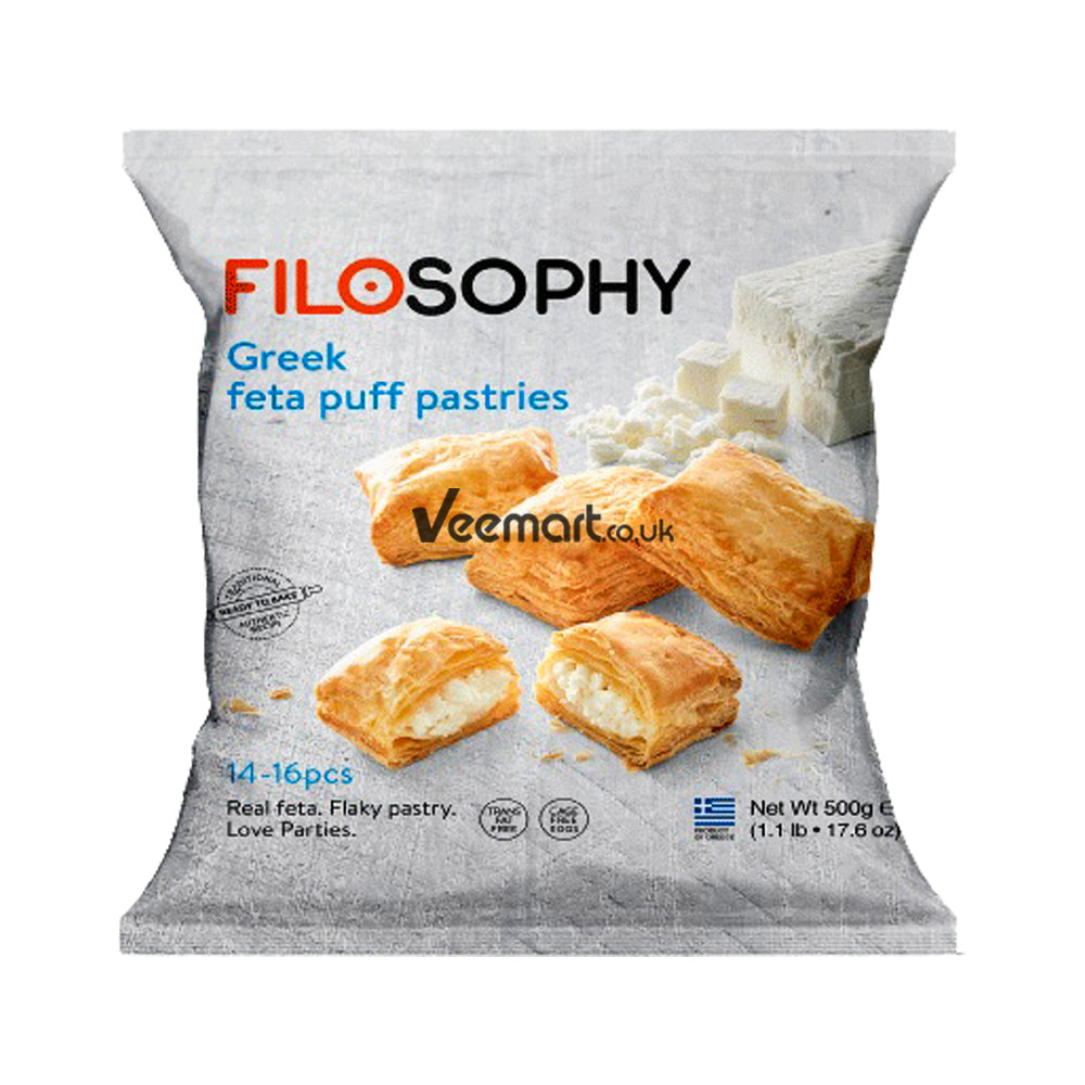 Filosophy Greek Feta Puff Pastries 500G– VeeMart