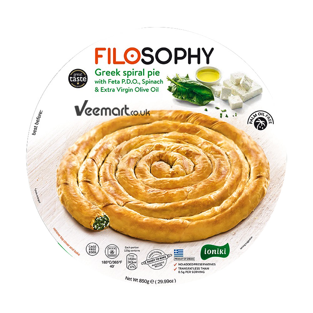 Filosophy Spiral Pie Feta & Spinach 850g– VeeMart