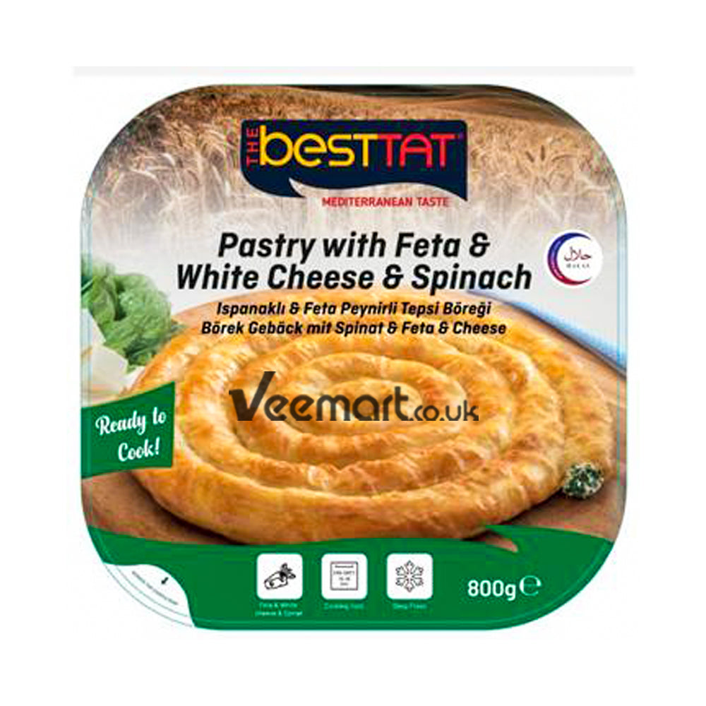 Besttat Tepsi Pastry With Spinach And Feta Cheese 800g– VeeMart