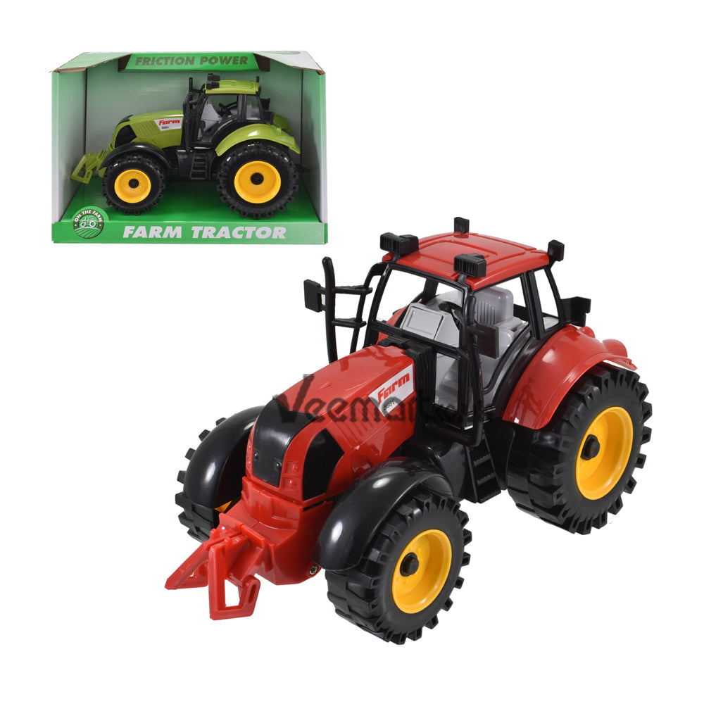 KandyToys Plastic Friction Farm Tractor– VeeMart