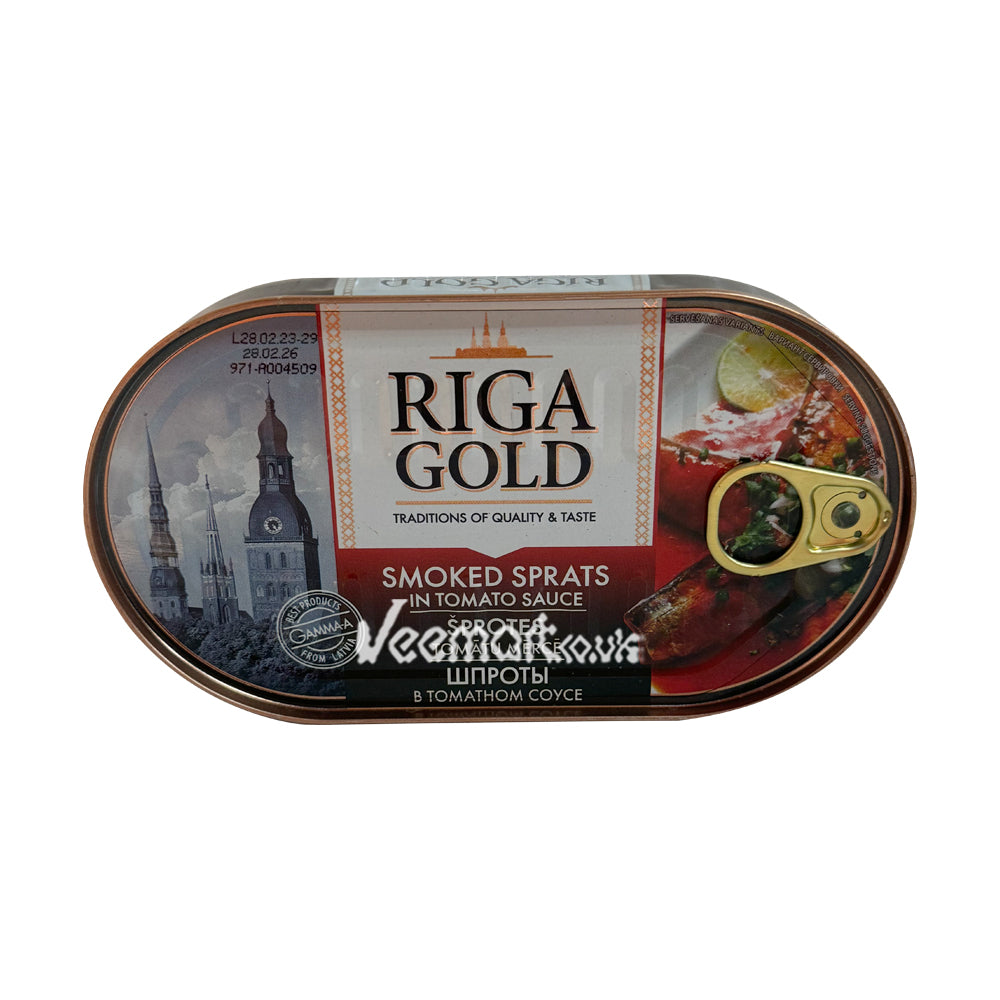 Riga Gold Sprats in Tomato Sauce 190g– VeeMart